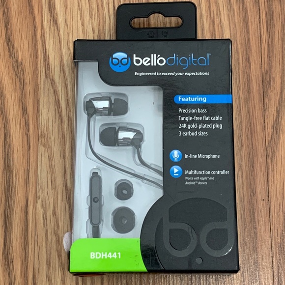 Bell’o Digital | Headphones | Bello Digital Bdh44chr Earbud Headphones ...